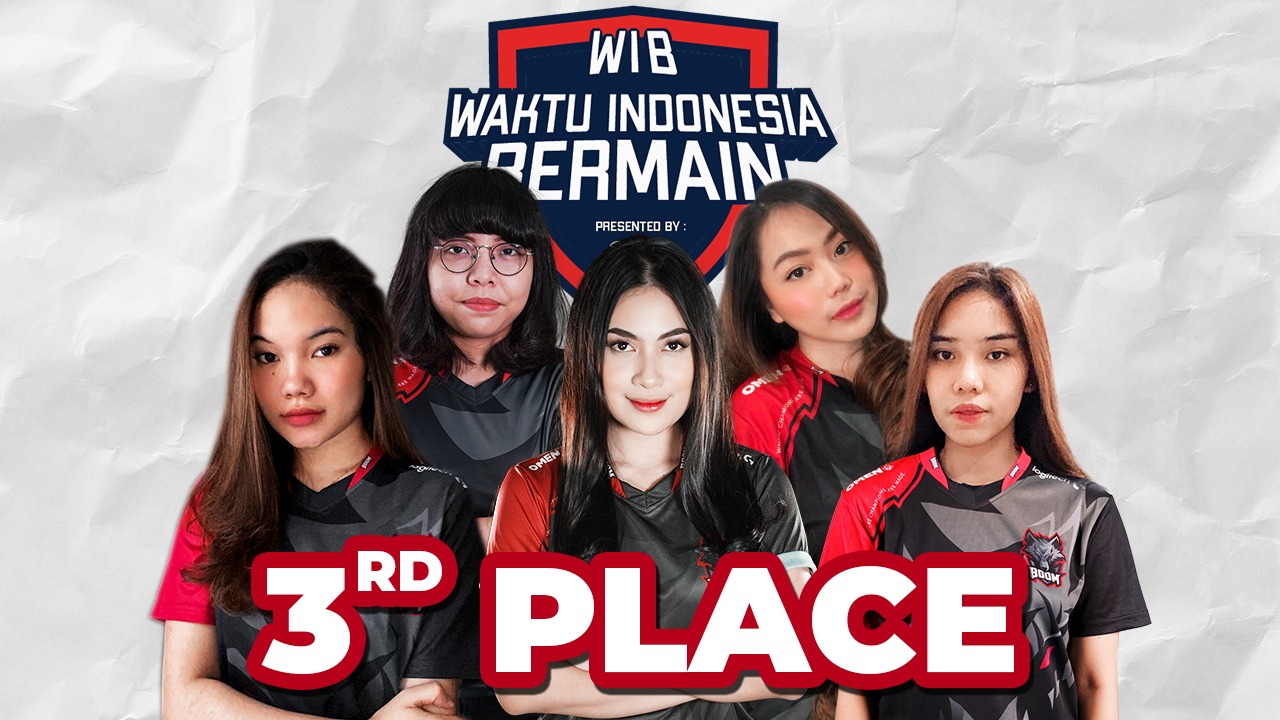 BOOM Siren Raih Juara Ketiga DG WIB PUBGM Ladies Season 4